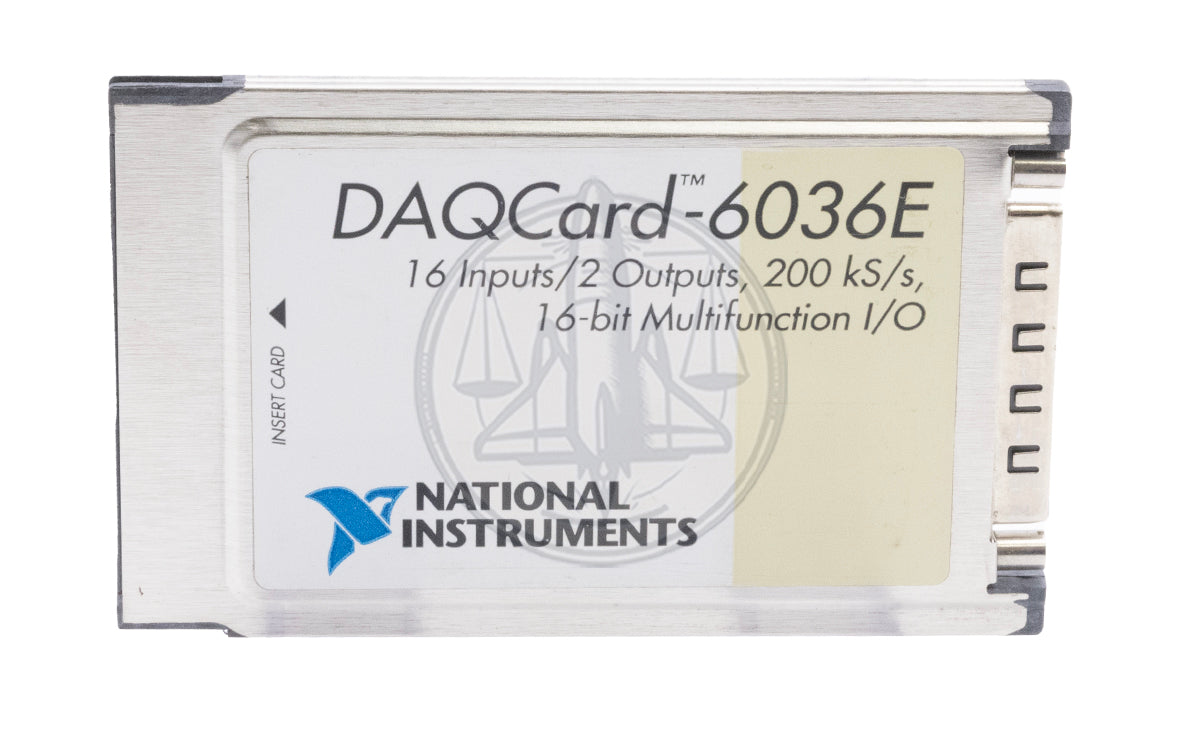 DAQCard-6036E by National Instruments | Buy Online, Available Now! — Apollo Measurements
